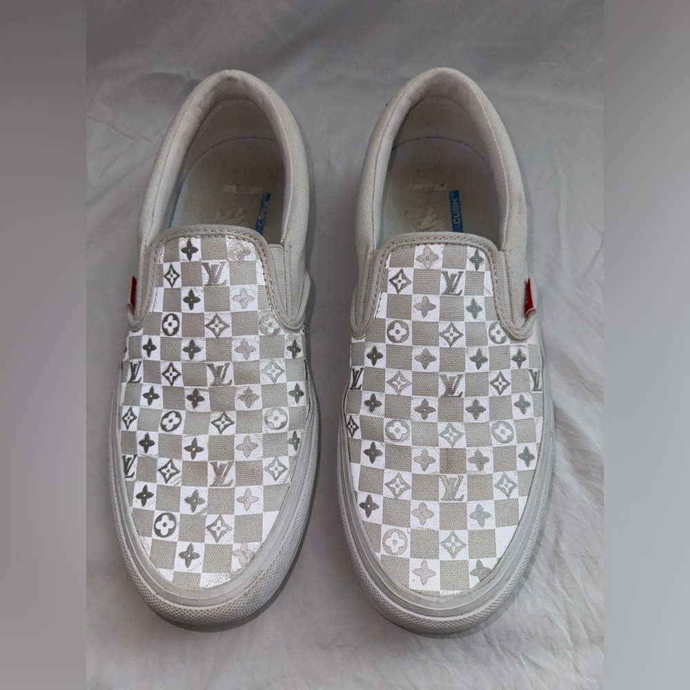 Custom Louis Vuitton X Vans Collab - Gem
